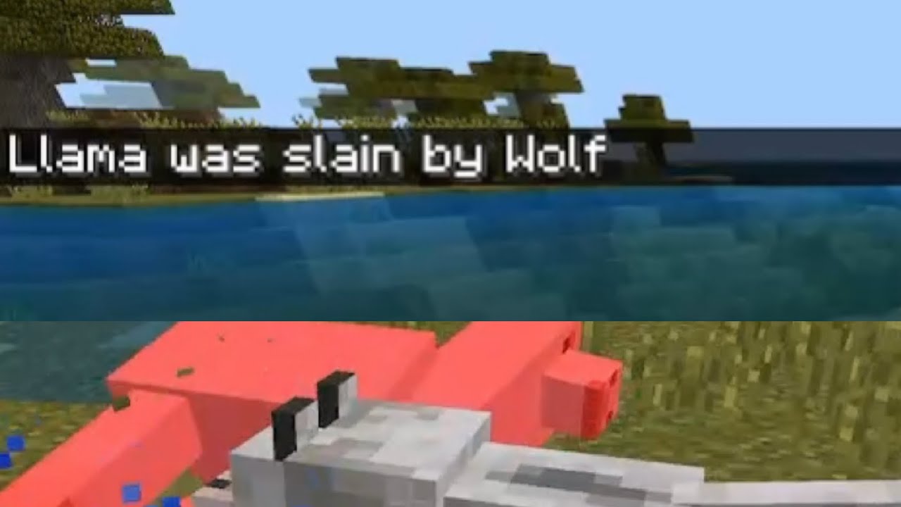 “Llama was slain by Wolf” (A Minecraft video) - YouTube
