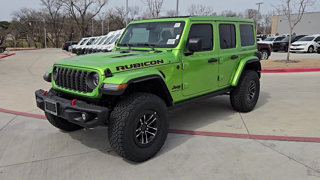 New 2025 Jeep Wrangler Rubicon Prosper, Allen, Plano, Denton, Melissa ...