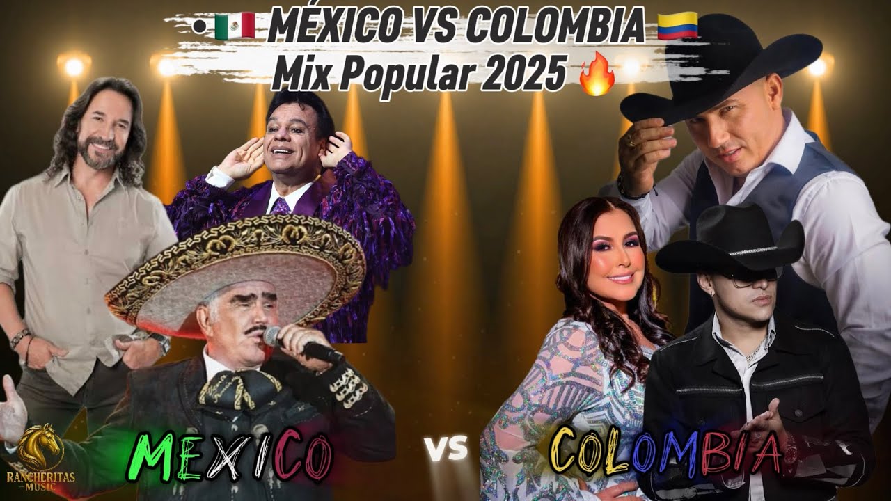 Mix Popular y Ranchera 🇨🇴🇲🇽 | Lo Mejor de Colombia y México - Éxitos ...