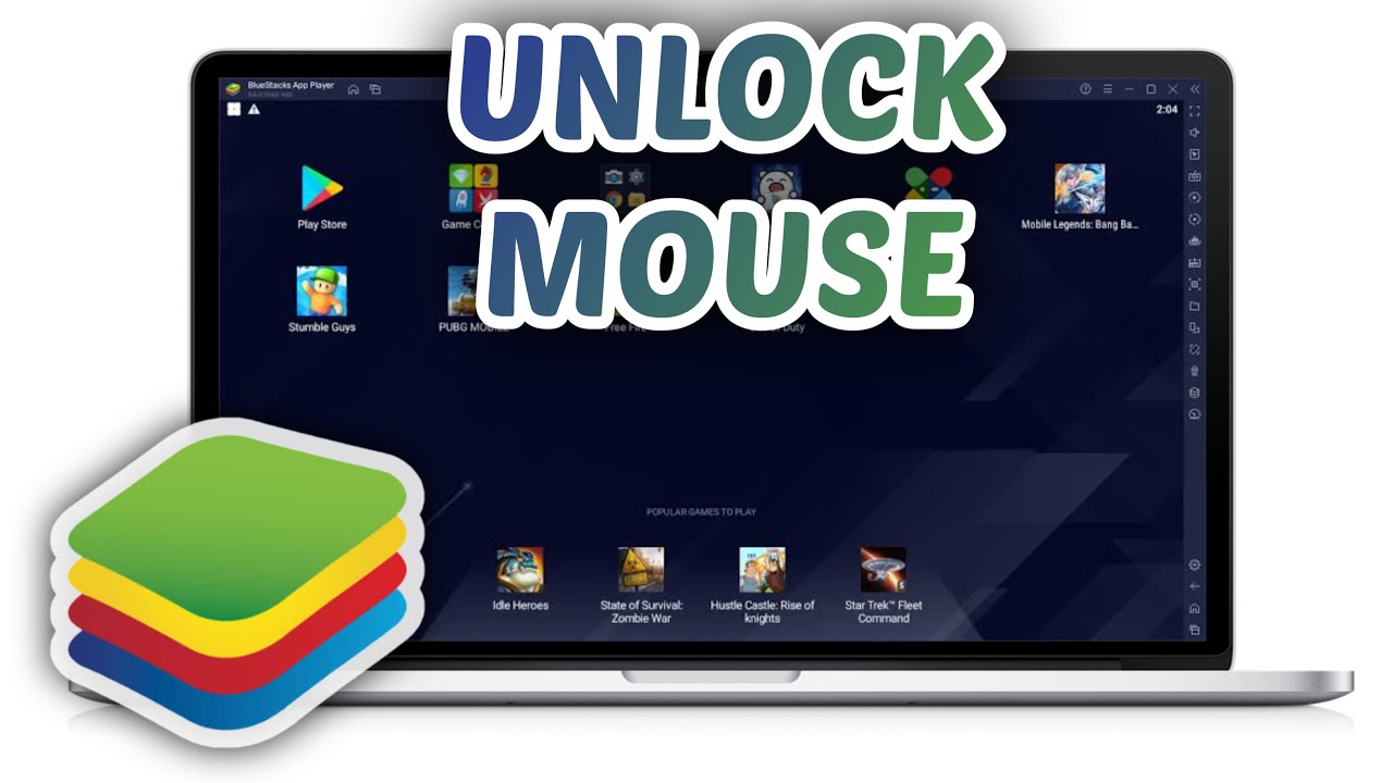 How to Unlock Mouse in Bluestacks - YouTube