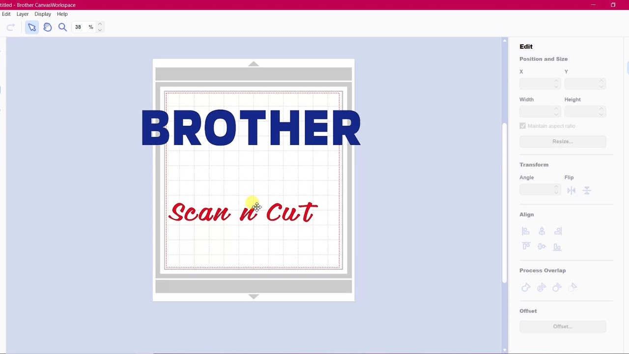 Brother Scan n Cut Knockout Method Using Canvas Workspace (Part 1) by ...