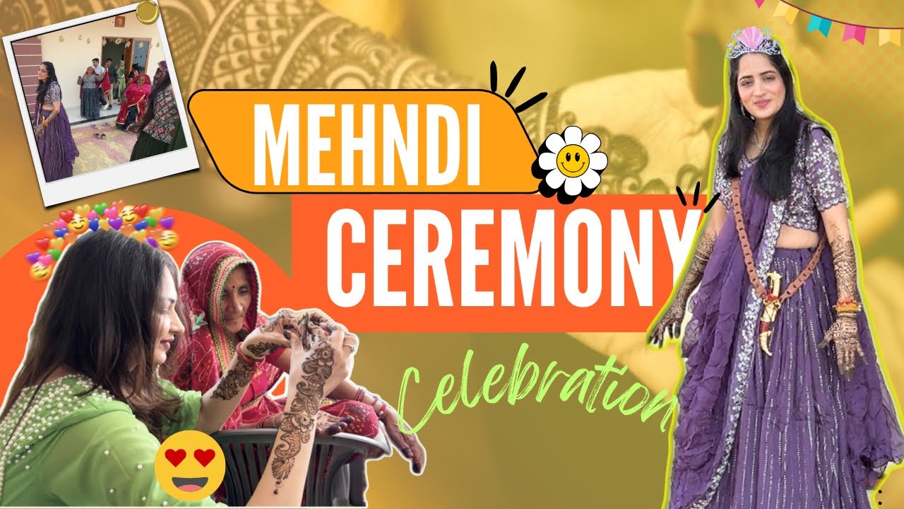 mehndi ceremony |besti ki sadi |daily vlog #manishachoudhary - YouTube