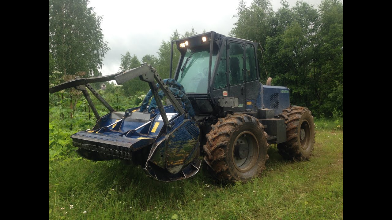 Мульчер Merlo Treemme 180B + Seppi Midiforst DT200 hyd - YouTube