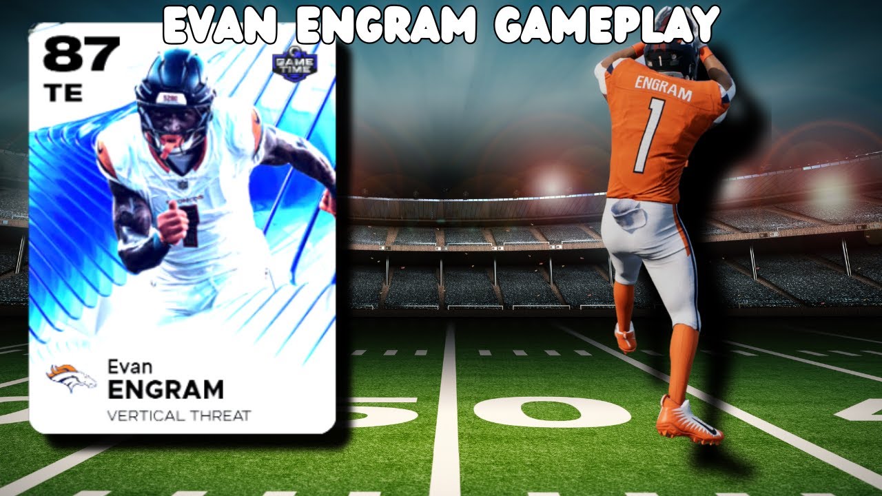 Evan Engram Gameplay! EVAN ENGRAM IS THE BEST TIGHT END IN MUT 26 RIGHT ...