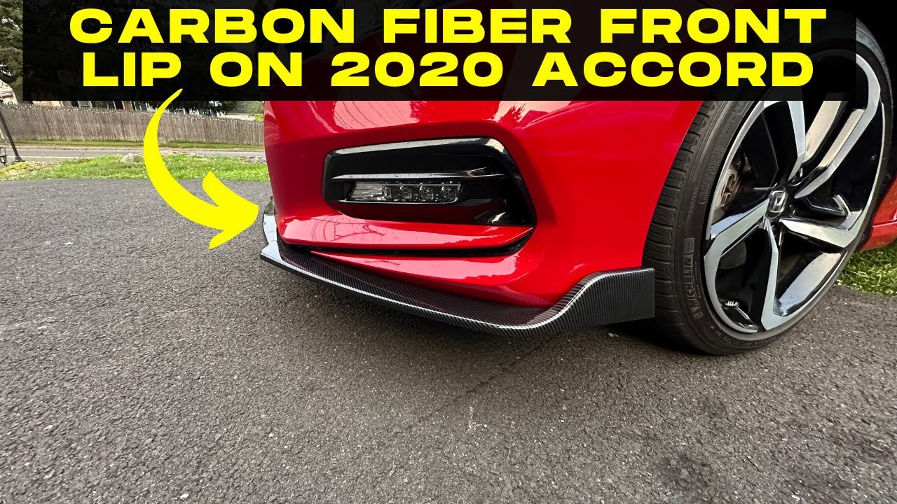 Install A Front Lip On Your 2020 Honda Accord For A Sporty Look! - YouTube