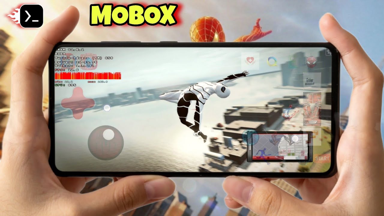 The Amazing Spider-Man Gameplay | Mobox Emulator Android [Esync] NO ...