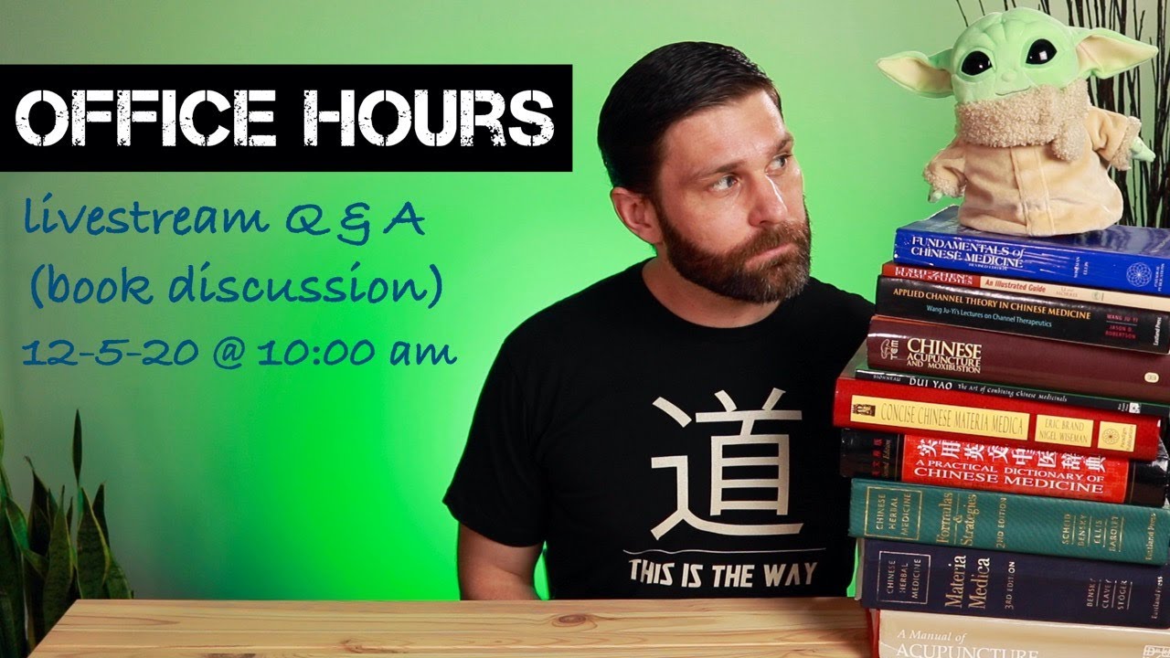 TCM Office Hours - Book Discussion + Live Q&A (12/5/20) - YouTube