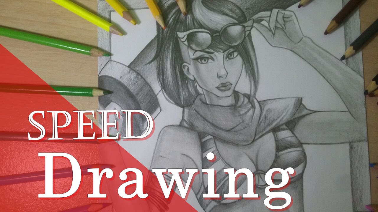 Speed Drawing : Fiora (League of Legends) - YouTube