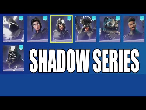 All Shadow Series Skins in Fortnite - YouTube