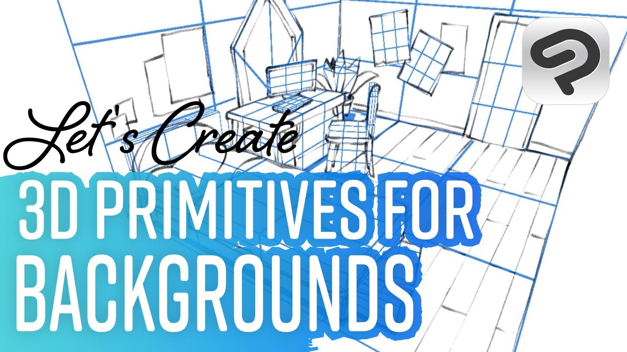 How to use 3D primitives for backgrounds! | Simzart - YouTube