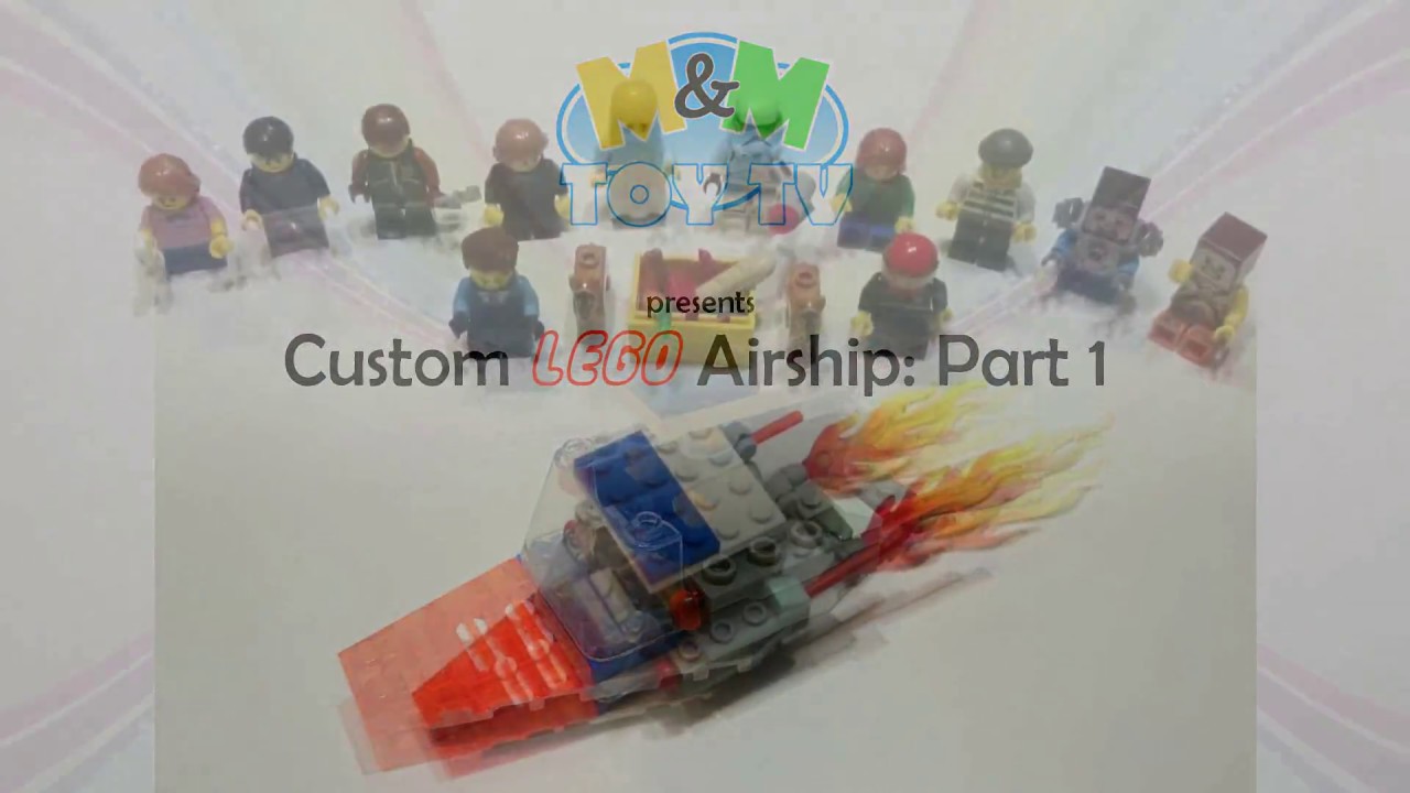 Custom LEGO Airship: Part 1 - with building instruction - YouTube