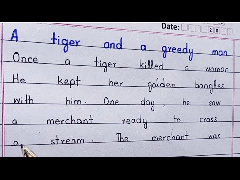| A TIGER AND A GREEDY MAN | STORY IN ENGLISH | - YouTube