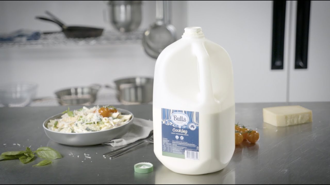 Bulla Family Dairy - Foodservice Cooking Cream 5L - YouTube