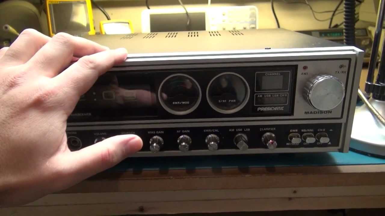 PRESIDENT MADISON CB REPAIRS - YouTube