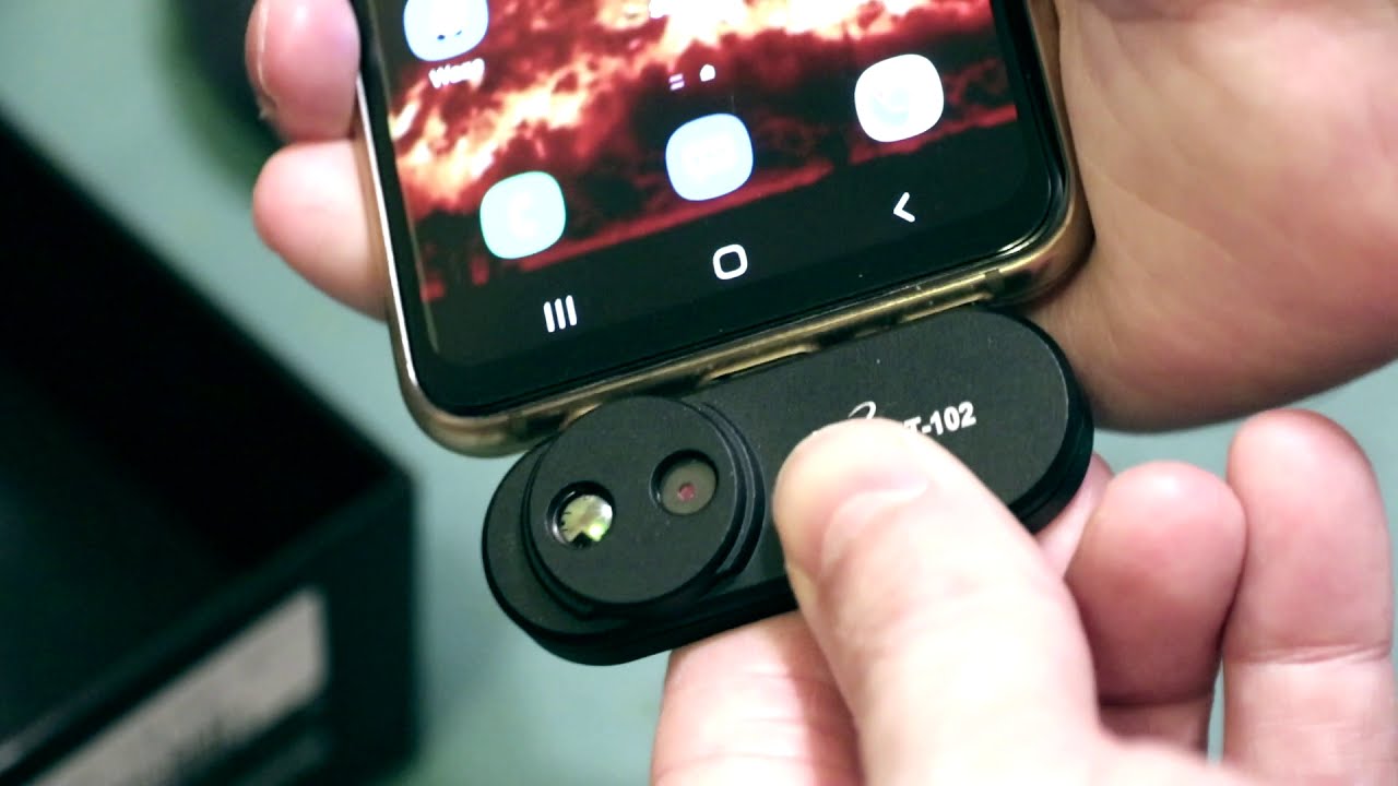 HTI HT-102 thermal camera - YouTube