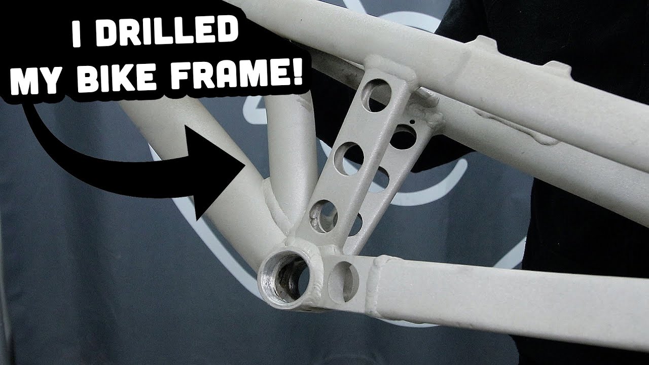 I Did Some Crazy Modifications To This Bike Frame! - Onza T-Rex ...