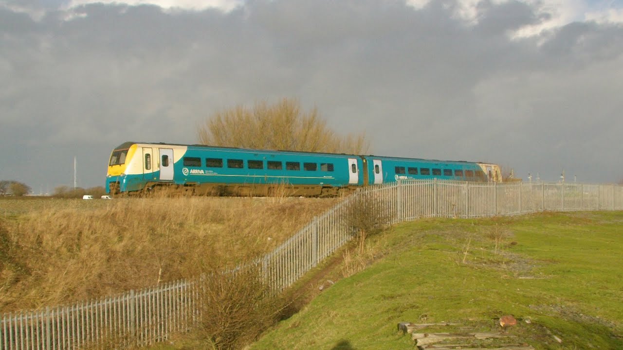 Half an Hour at (82) - former Foryd Junction & Pier Station 17.1.2015 ...