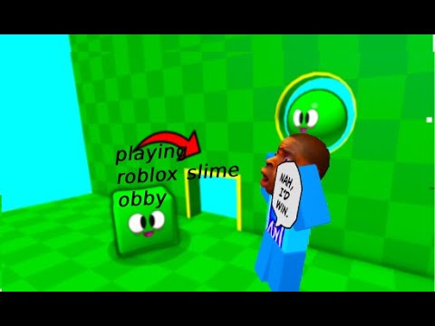PLAYING ROBLOX SLIME OBBY - YouTube