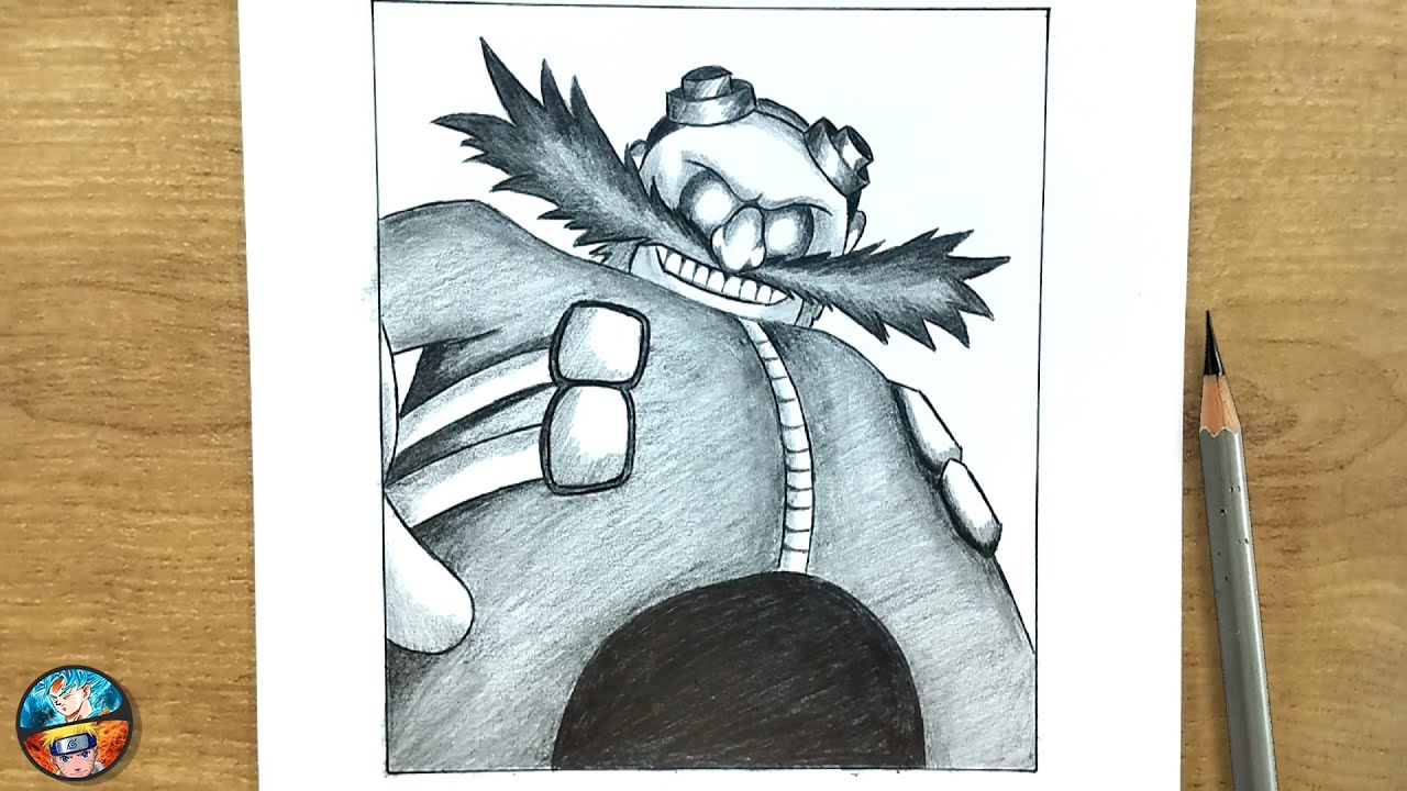Cómo Dibujar a DR EGGMAN (ROBOTNIK) Sonic the Hedgehog - YouTube