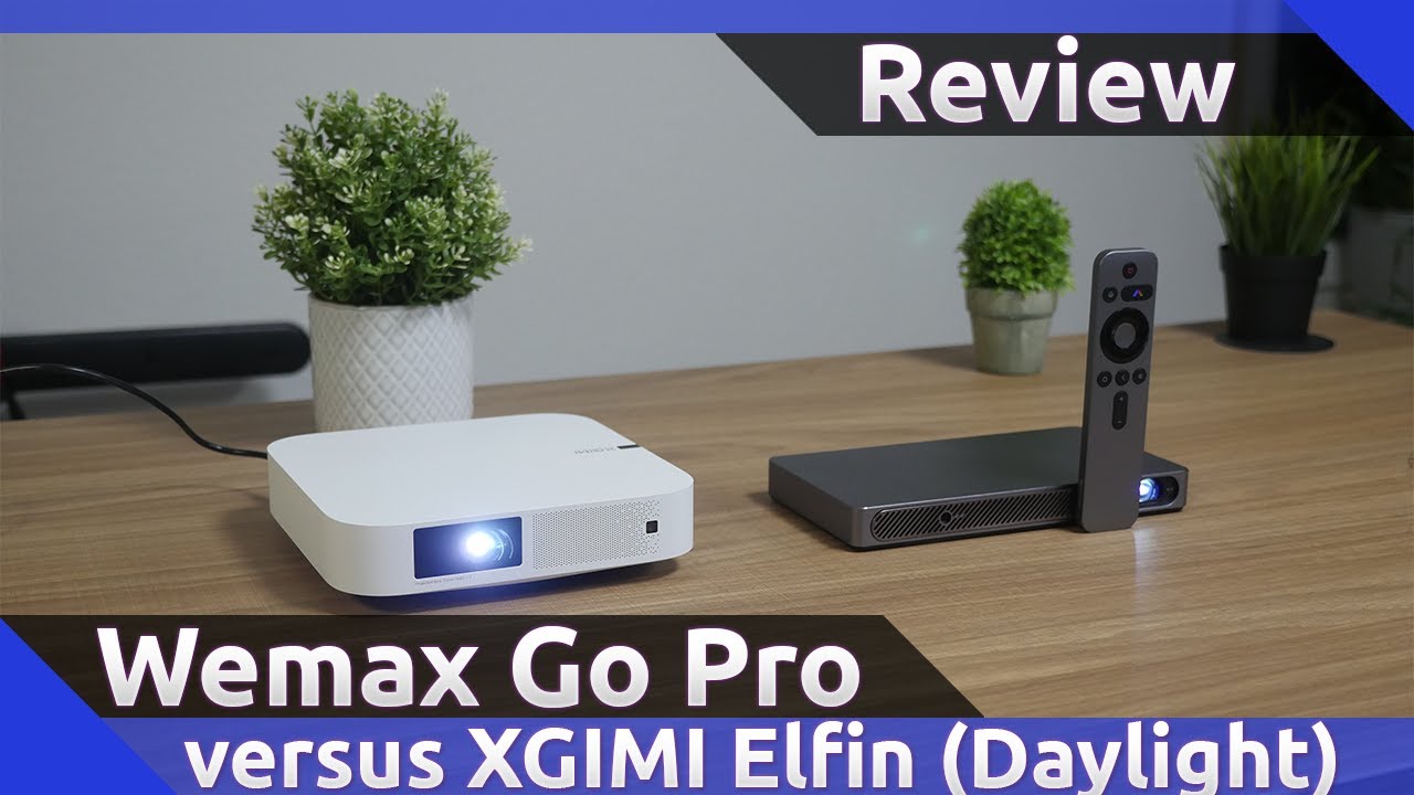 Wemax Go Advanced (Go Pro) versus Xgimi Efin Review (2021) (English ...