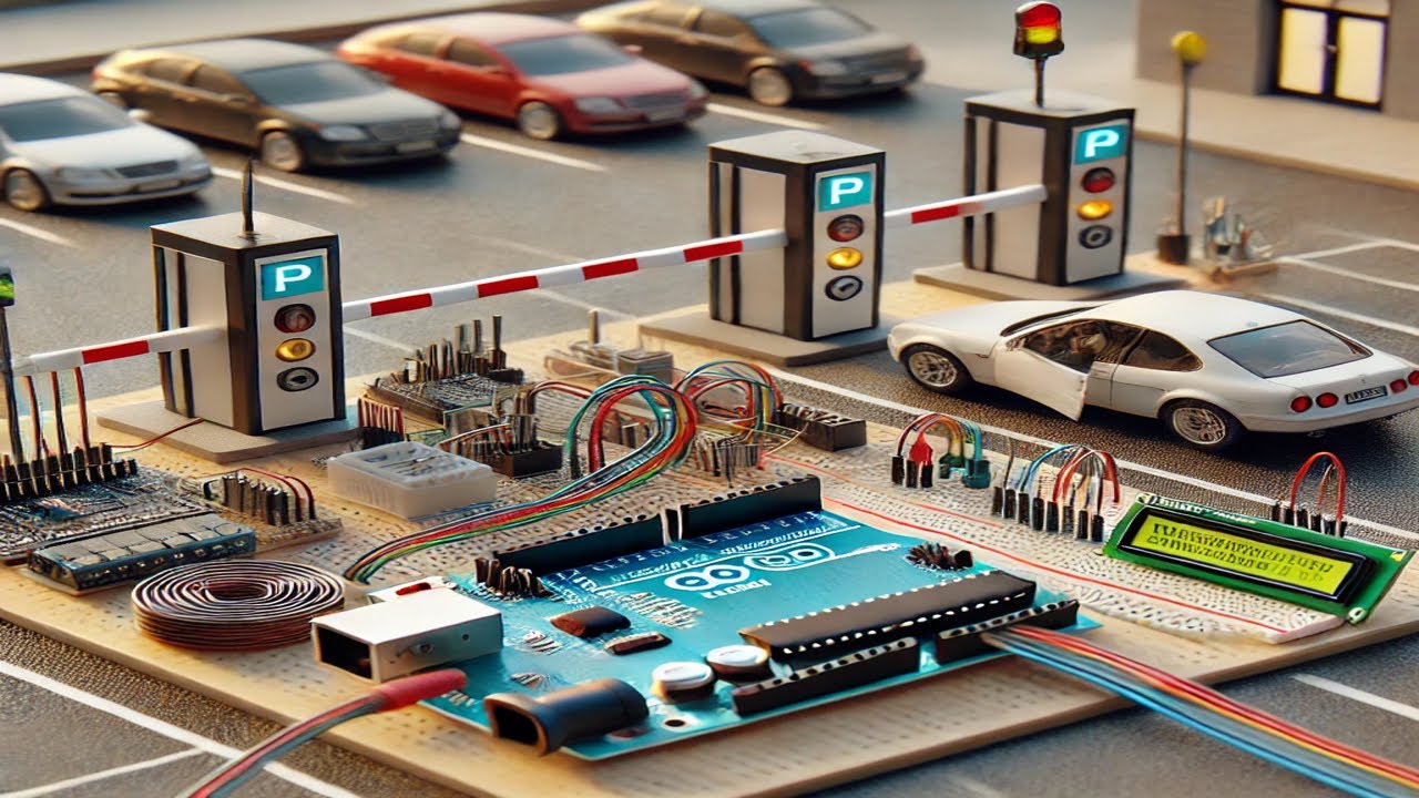 How to make automatic parking system |code and circuit diagram - YouTube