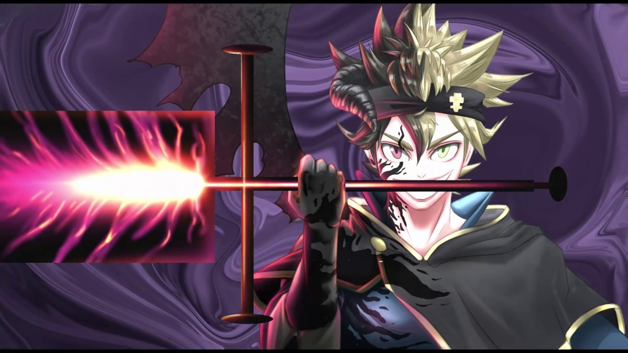 Black Clover - Asta | Digital Painting Time Lapse ( Fanart ) | 黑色五叶草 ...