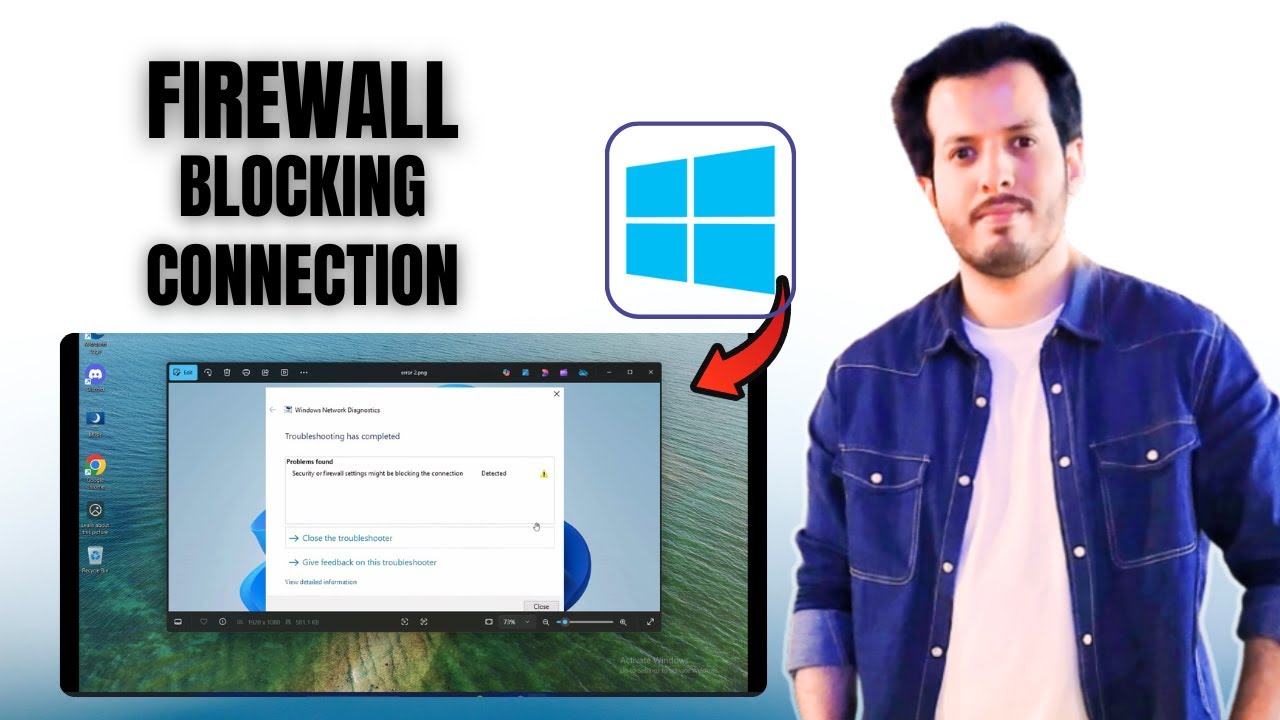 Fix Security or Firewall Settings Blocking Internet Connection in ...