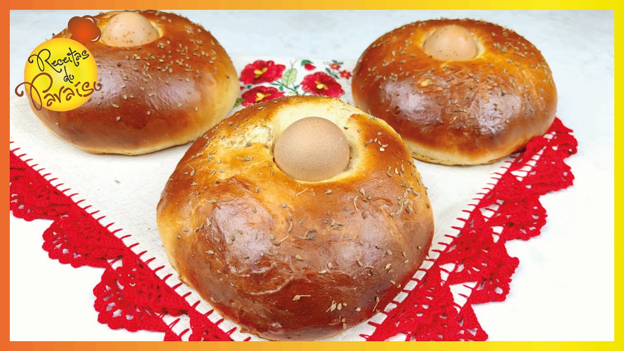 FOLARES DE PÁSCOA (pastelaria tradicional) | 🍎 Receitas do Paraíso ...