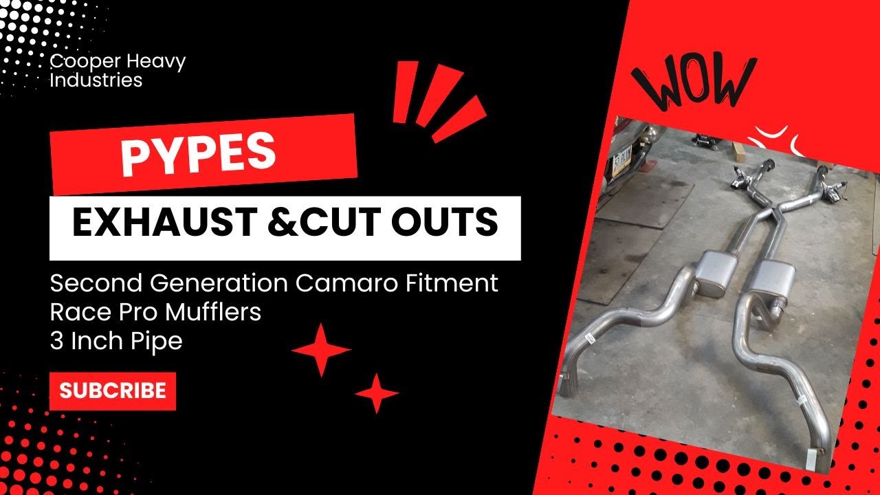 Pypes 3 inch Race Pro exhaust installation with electric cutouts on ...