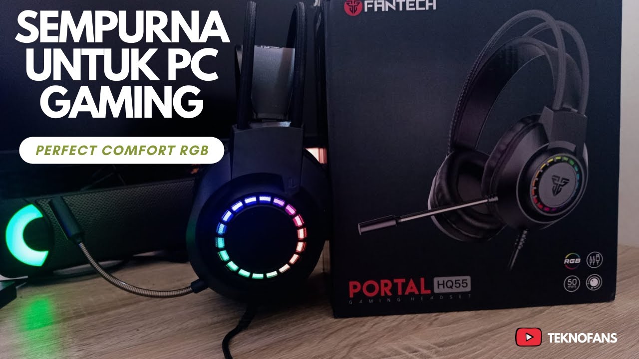 HARUS PUNYA !! 🎧 Review PORTAL HQ55 Budget Gaming Headset Berkualitas FANTECH - YouTube