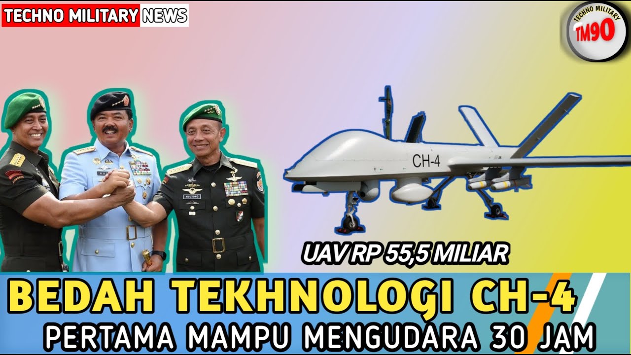 BEDAH DRONE CH - 4 TNI AU #uav #reaper #militer - YouTube