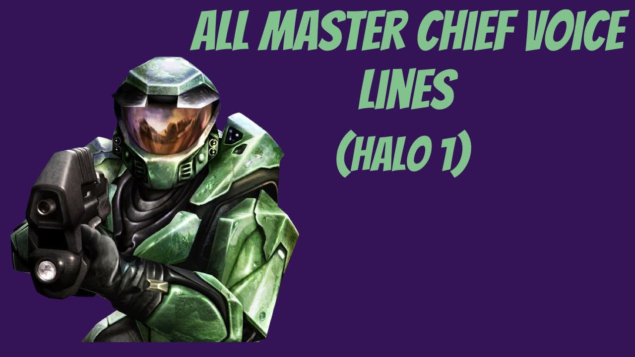 All of Master Chief’s voice lines in Halo 1 - YouTube