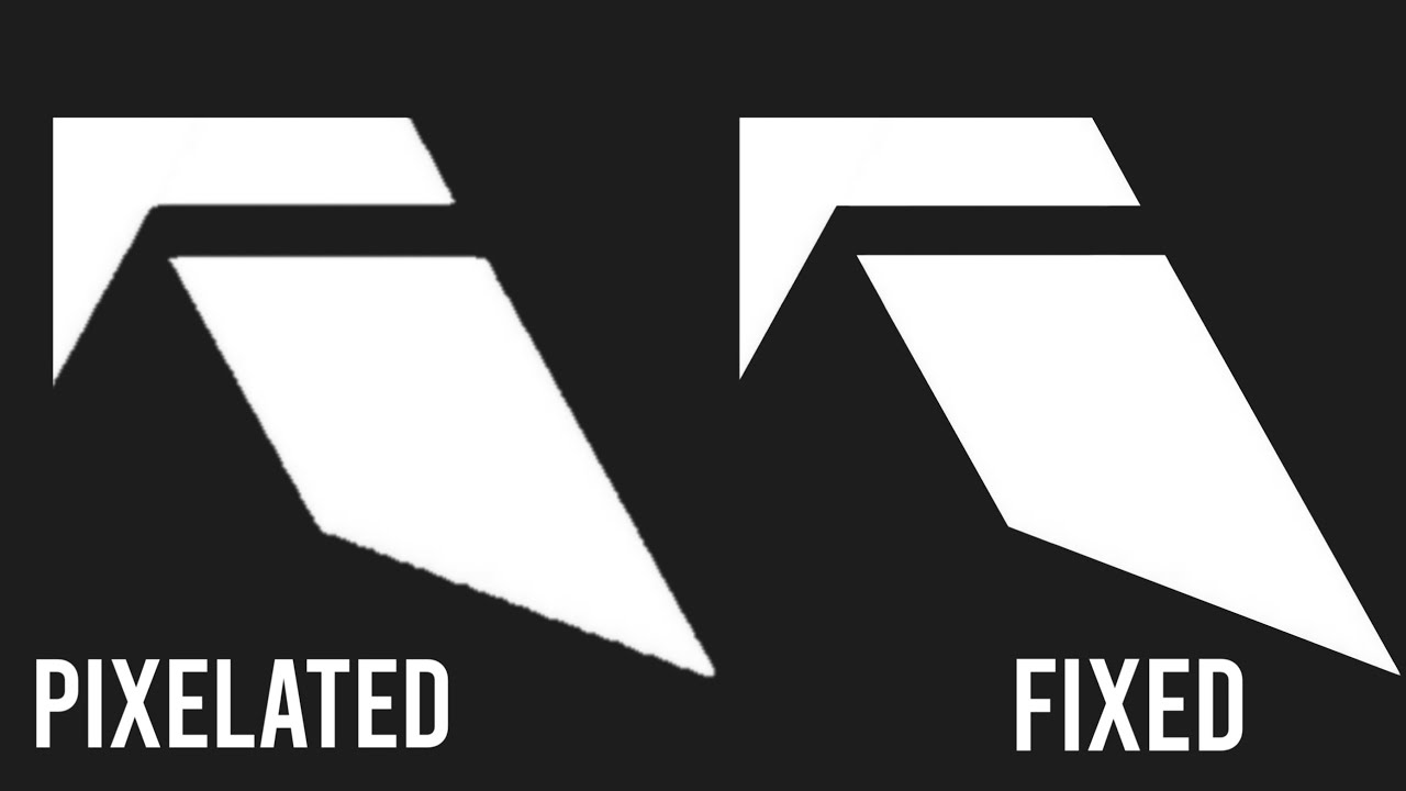 Fixing A Pixelated Logo Tutorial | Ibis Paint X - YouTube