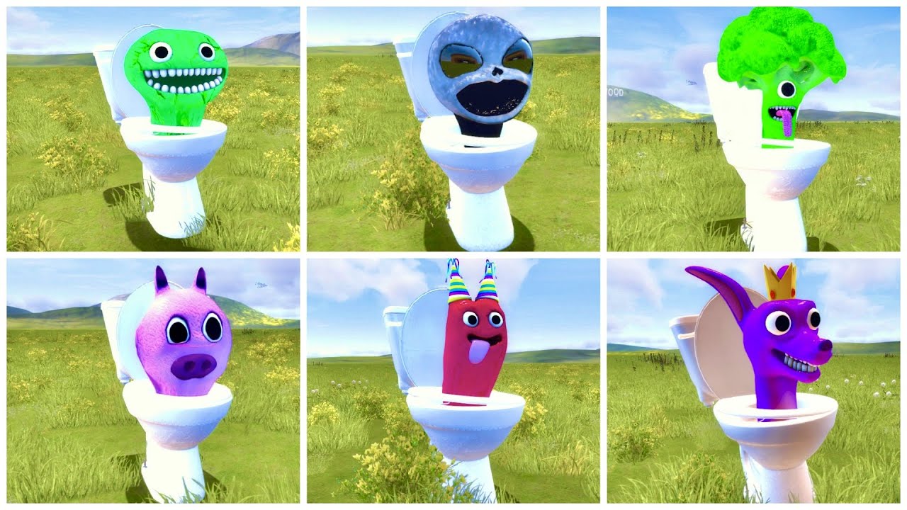 NEW SKIBIDI TOILET GARTEN OF BANBAN FAMILY In Garry's Mod! - YouTube