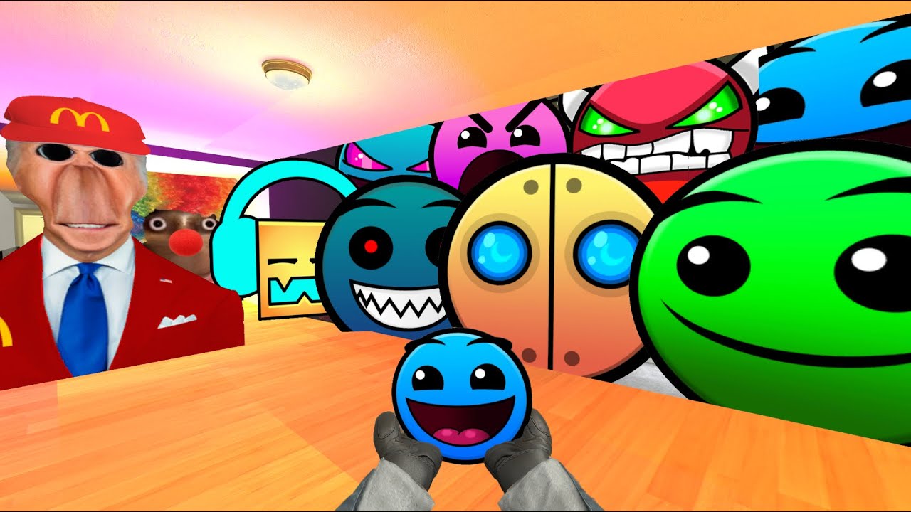 Saving Baby BlueFace From Geometry Dash Emoji, Lobotomy Dash And Aughhh ...