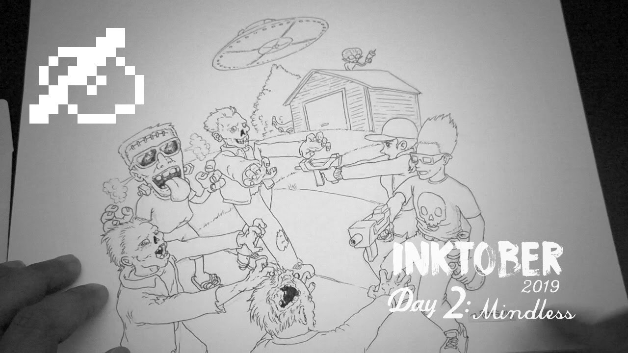 Inktober 2019 Day 2: Mindless - YouTube