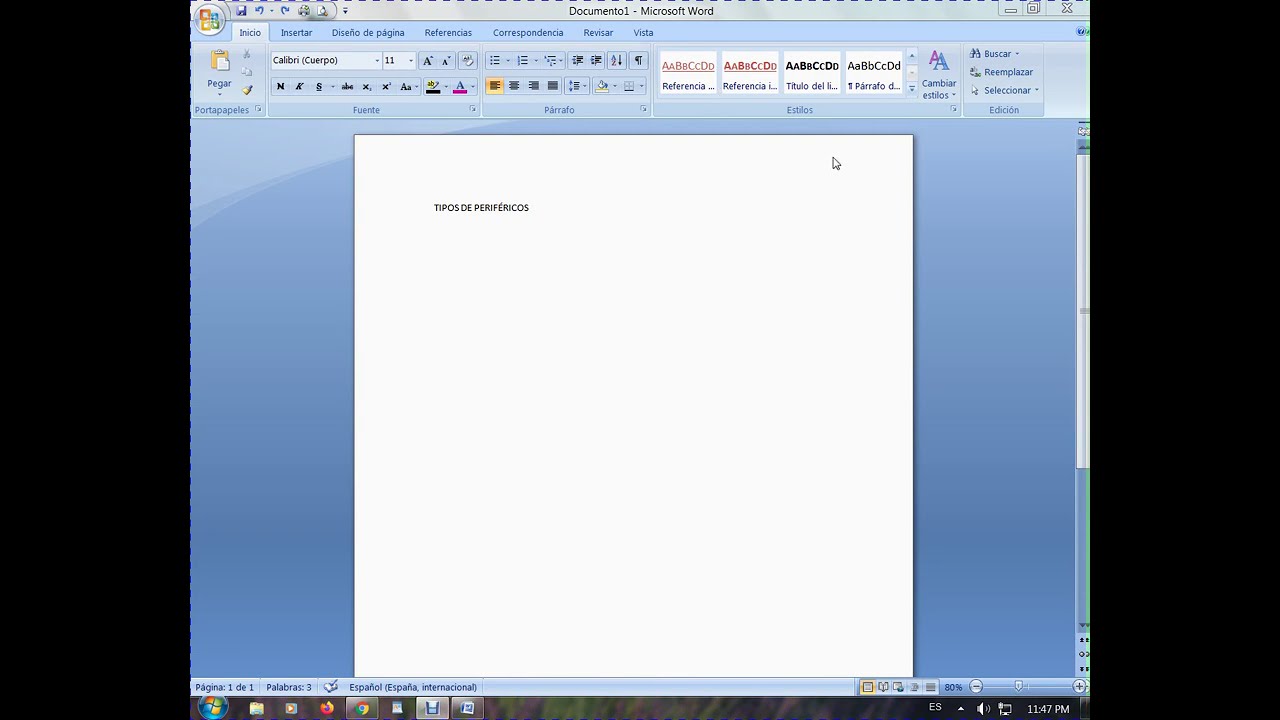 MENÚ INICIO ESTILO DE WORD - YouTube