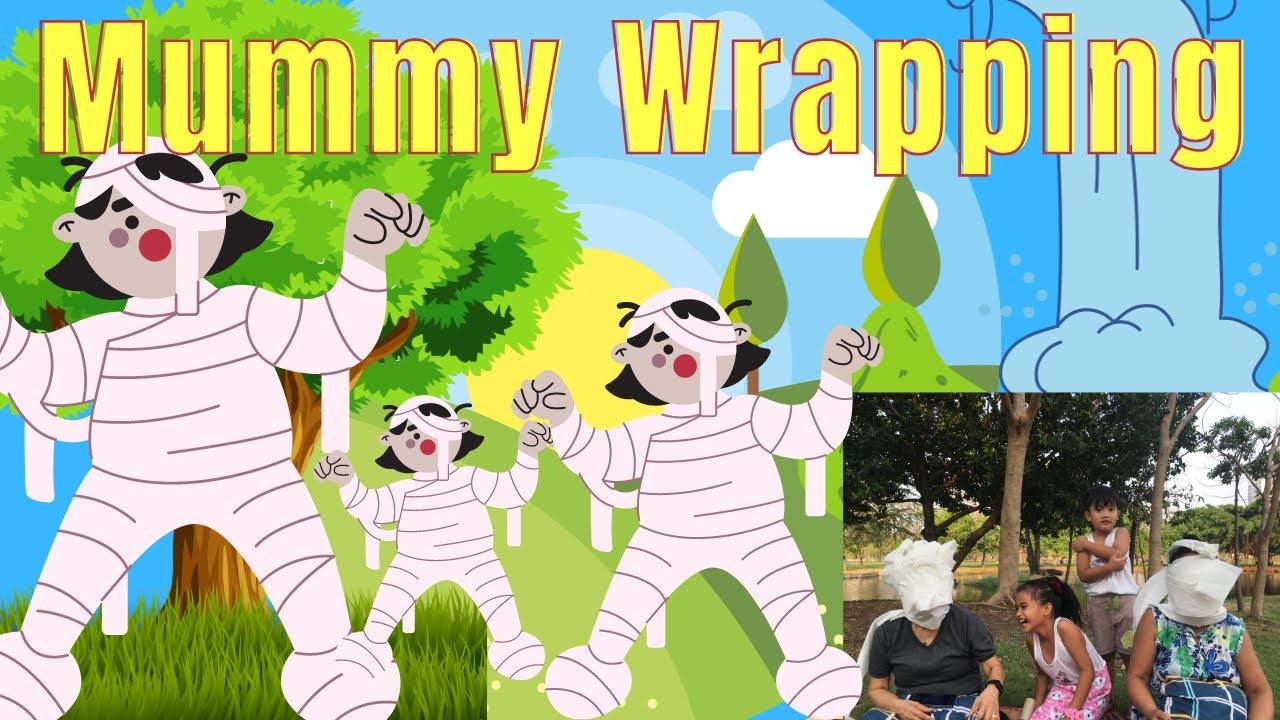 MUMMY WRAPPING CHALLENGE - YouTube