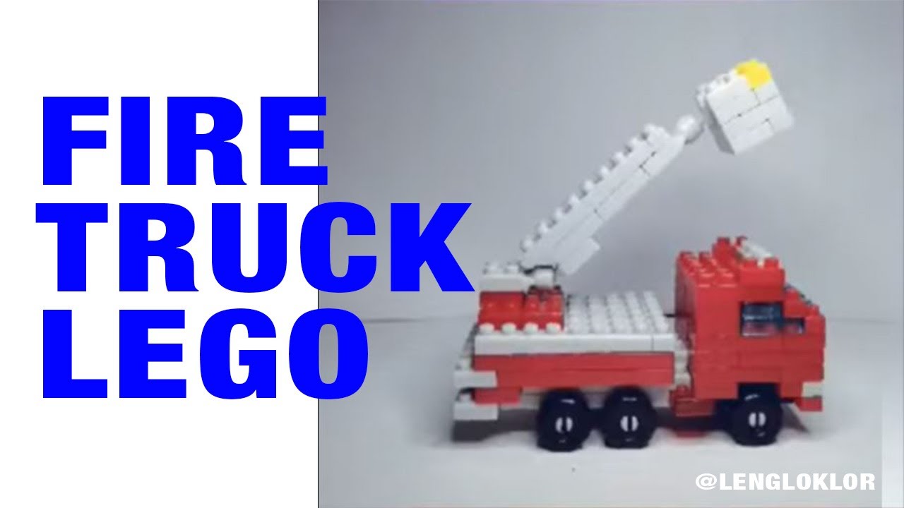 Build Fire Truck Lego in 3 minutes #toys #lego #firetruck - YouTube
