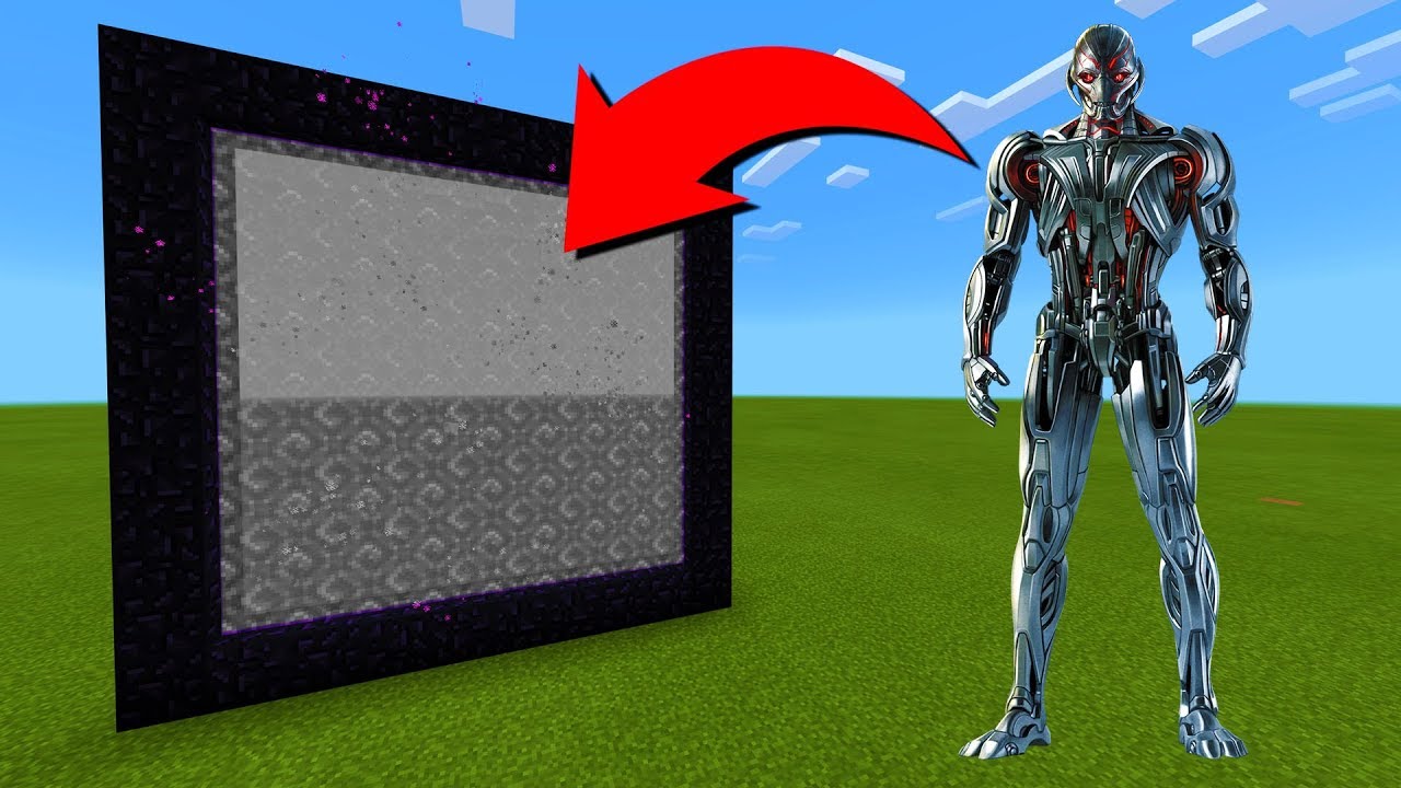 How To Make A Portal To The Ultron Dimension in Minecraft! - YouTube