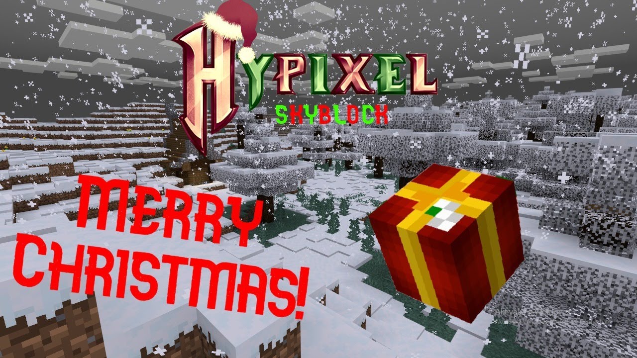 Merry Christmas! | Hypixel skyblock - YouTube