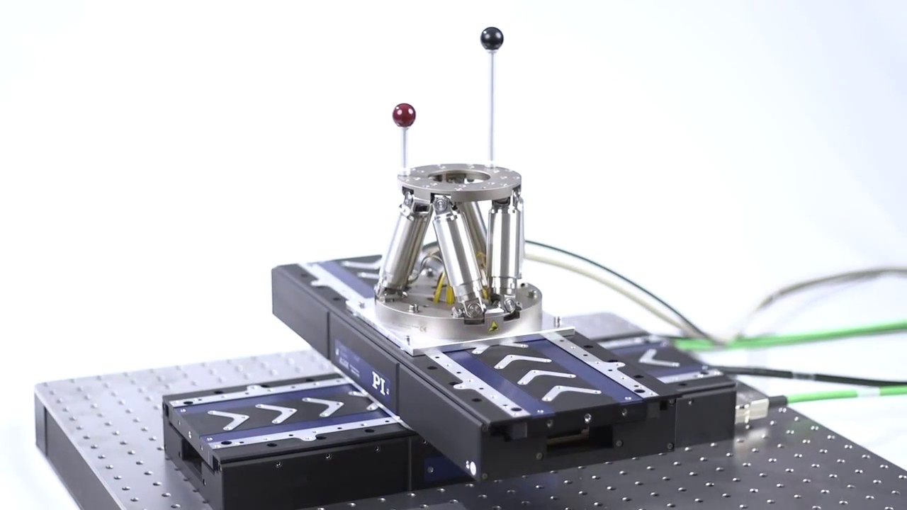 Multi-Axis Stage: 6-Axis Hexapod + XY Stage Range Extender for Multi ...