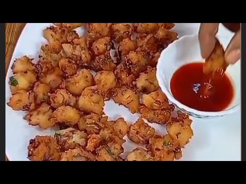 Puffed rice pakoda / easy snacks recipe / pori pakoda #snacks #pakoda ...