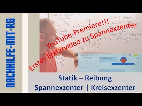 Spannexzenter berechnen | Kreisexzenter | Klemmung | Selbsthemmung ...