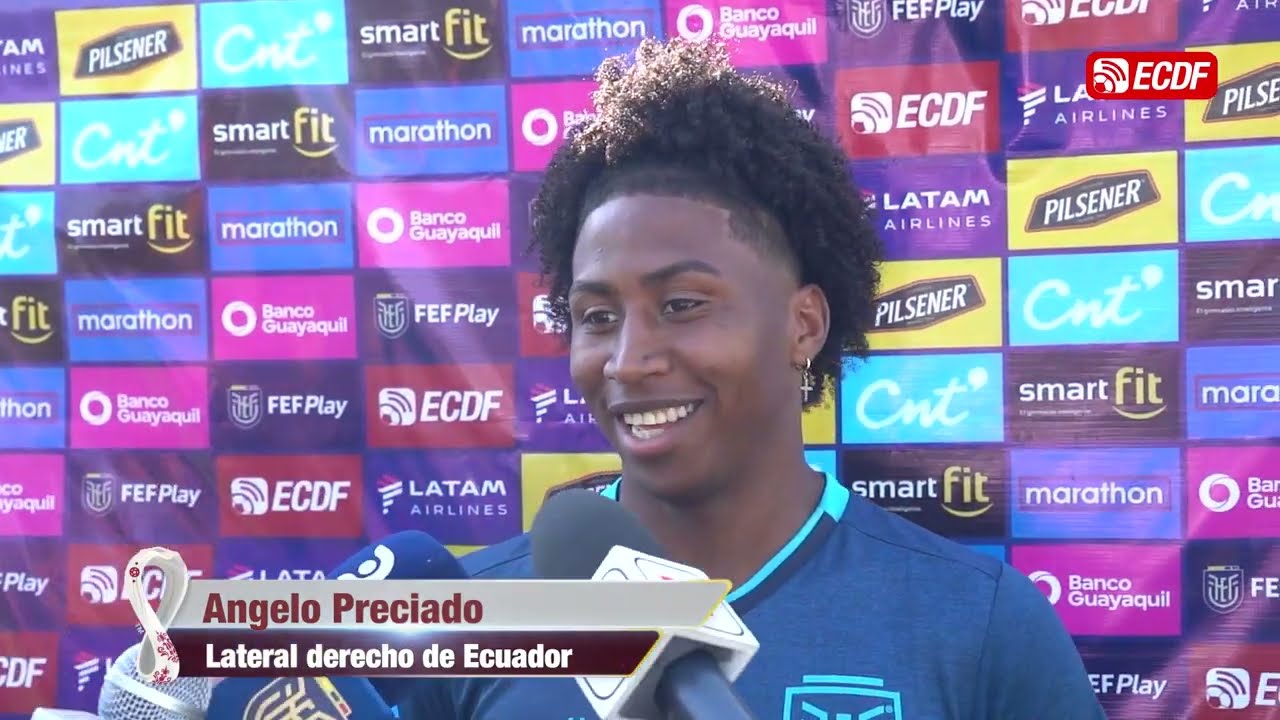 🎙️ Angelo Preciado, lateral de Ecuador: "Hemos formado un grupo lindo ...