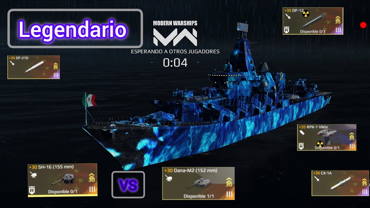 Comparación de cañones SH-16 Vs Dana-M2 En el mejor Crucero Legendario ...