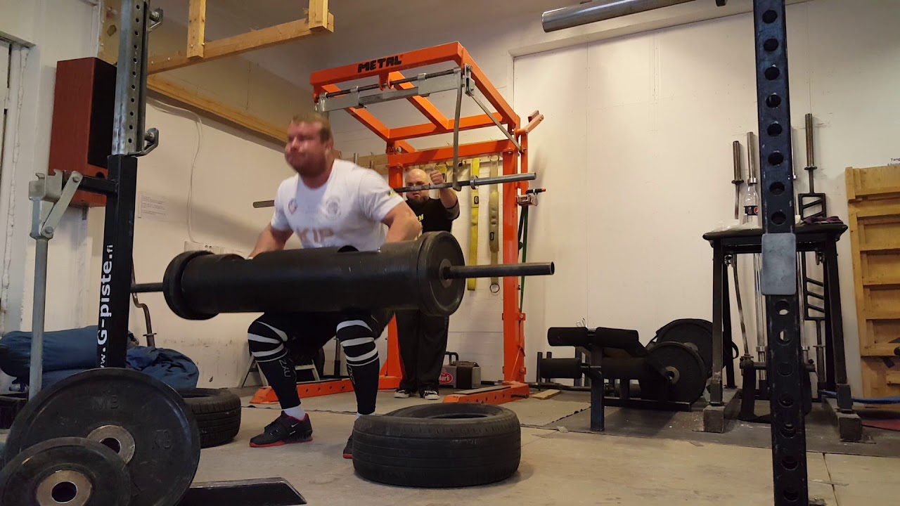 Log press training 6x2-3 100kg - YouTube