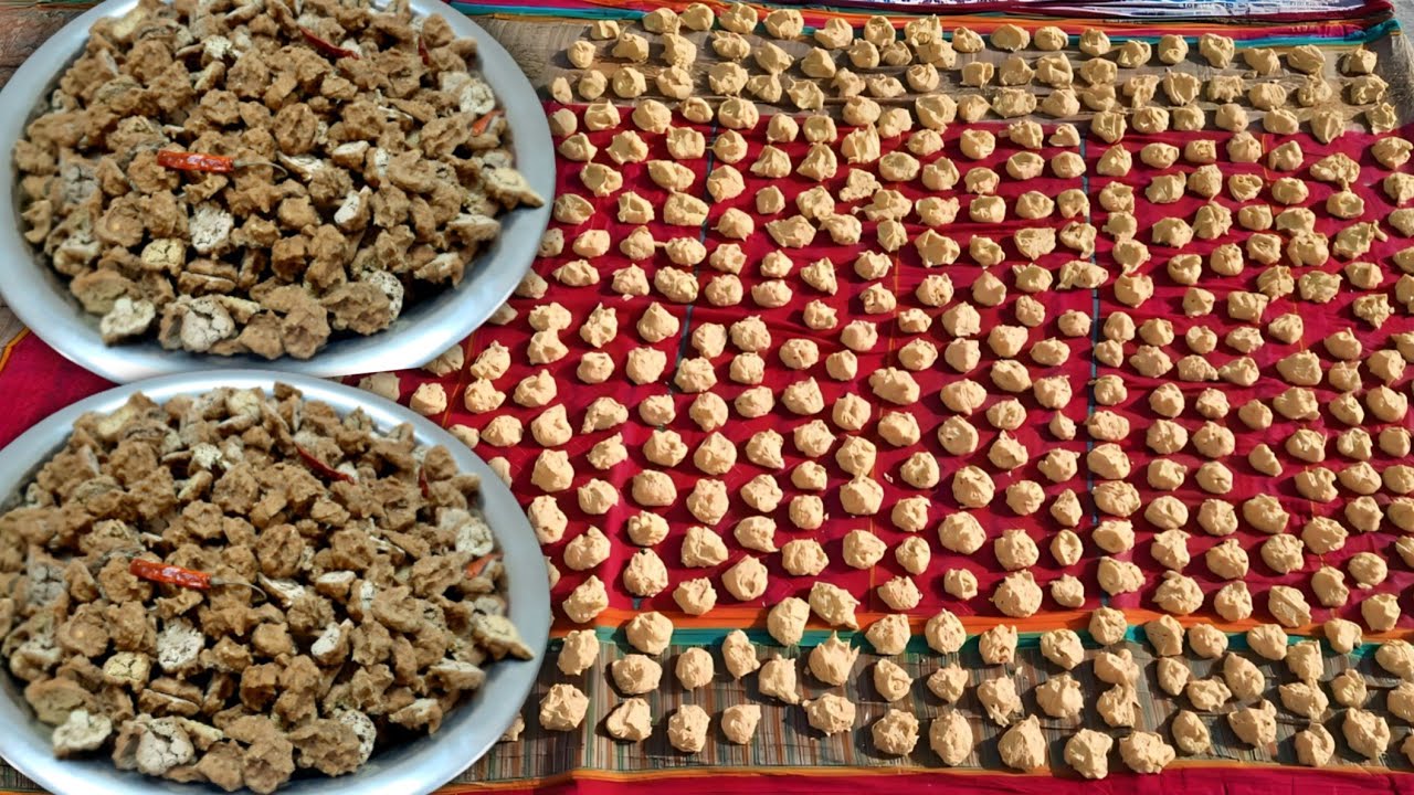 बिहार का फैमस अदौरी | चना दाल और उरद दाल अदौरी बनाने का तरीका | Adauri ...