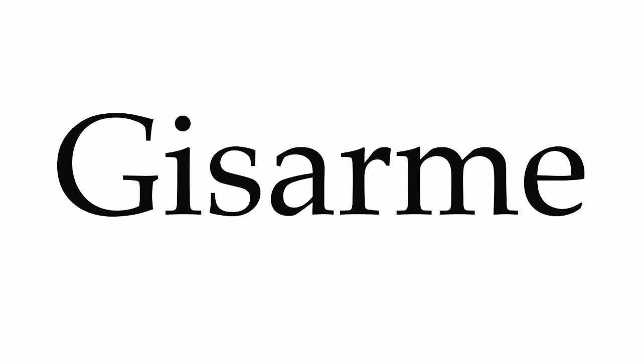 How to Pronounce Gisarme - YouTube