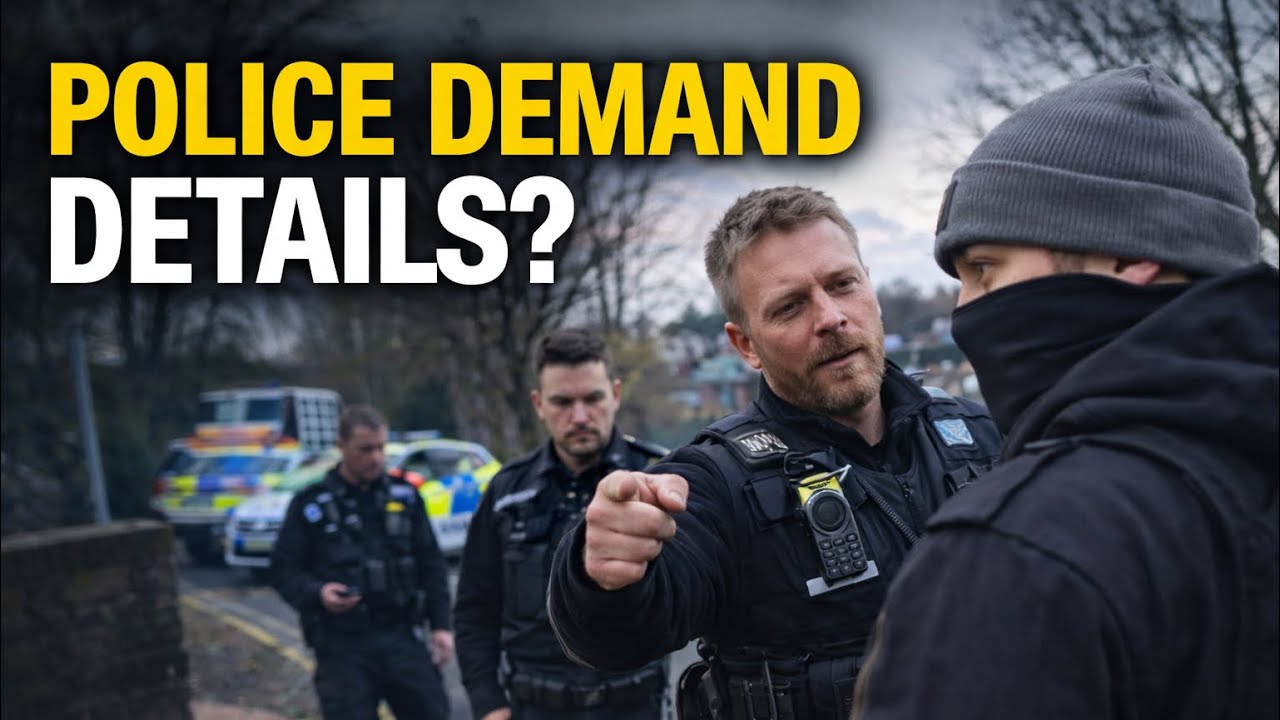 Police Demand My Details for Civil Trespass | Know Your Rights - YouTube